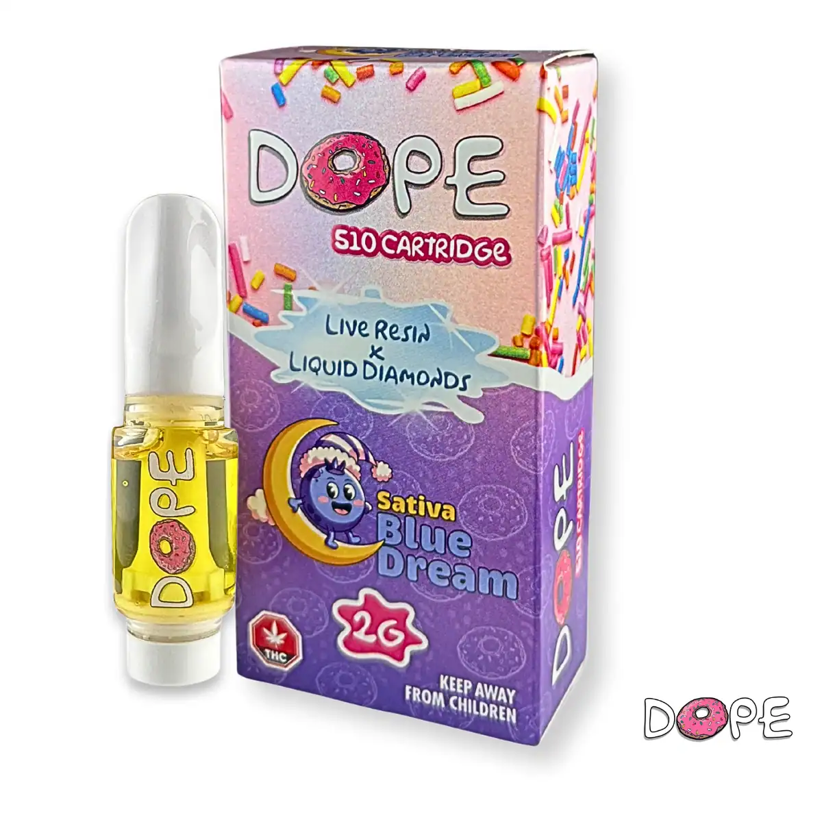 DOPE LIVE RESIN X LIQUID DIAMONDS VAPE CART - BLUE DREAM (2 GRAM ...