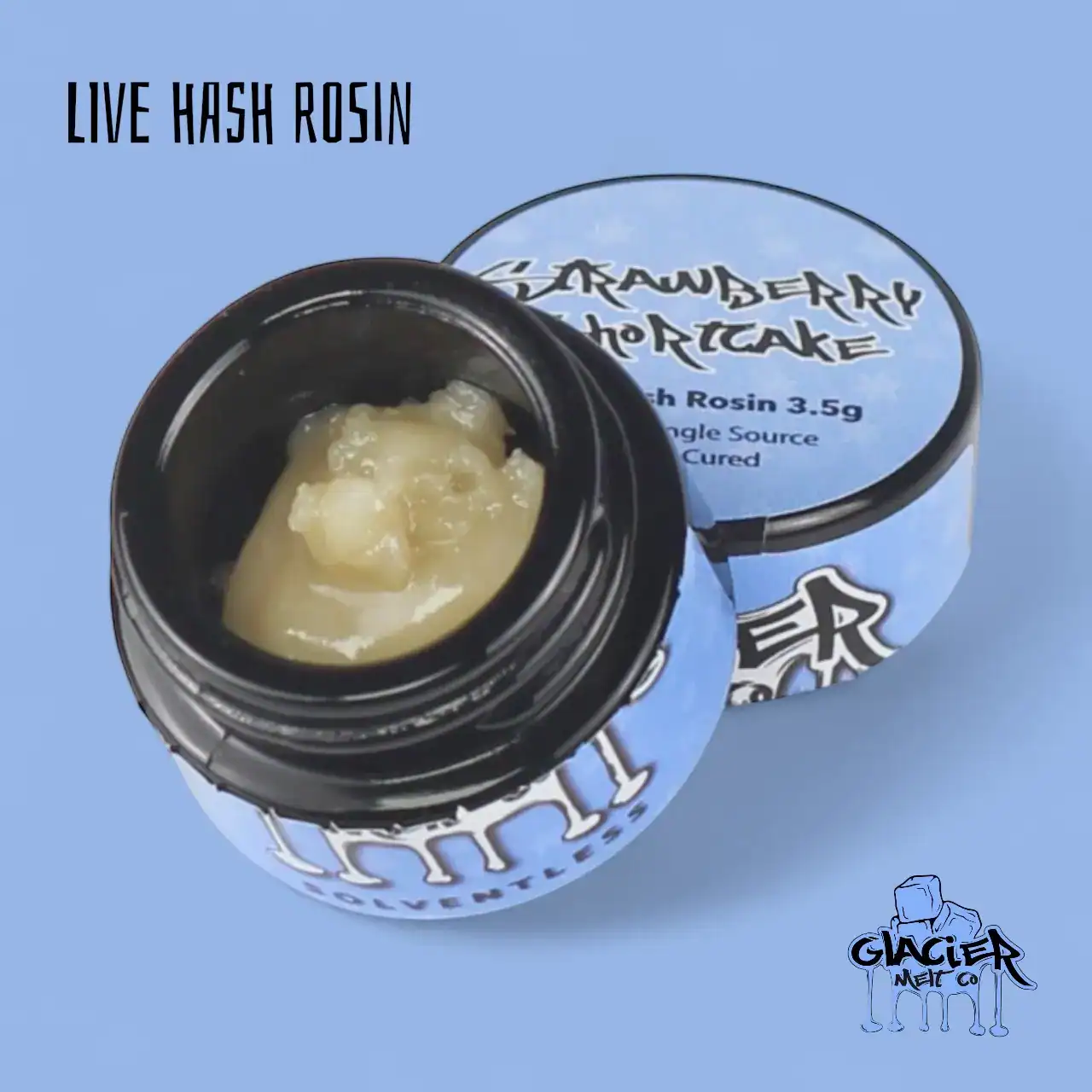 GLACIER MELT CO LIVE HASH ROSIN - PLATINUM WRECK (2 GRAM JAR) - Canna ...